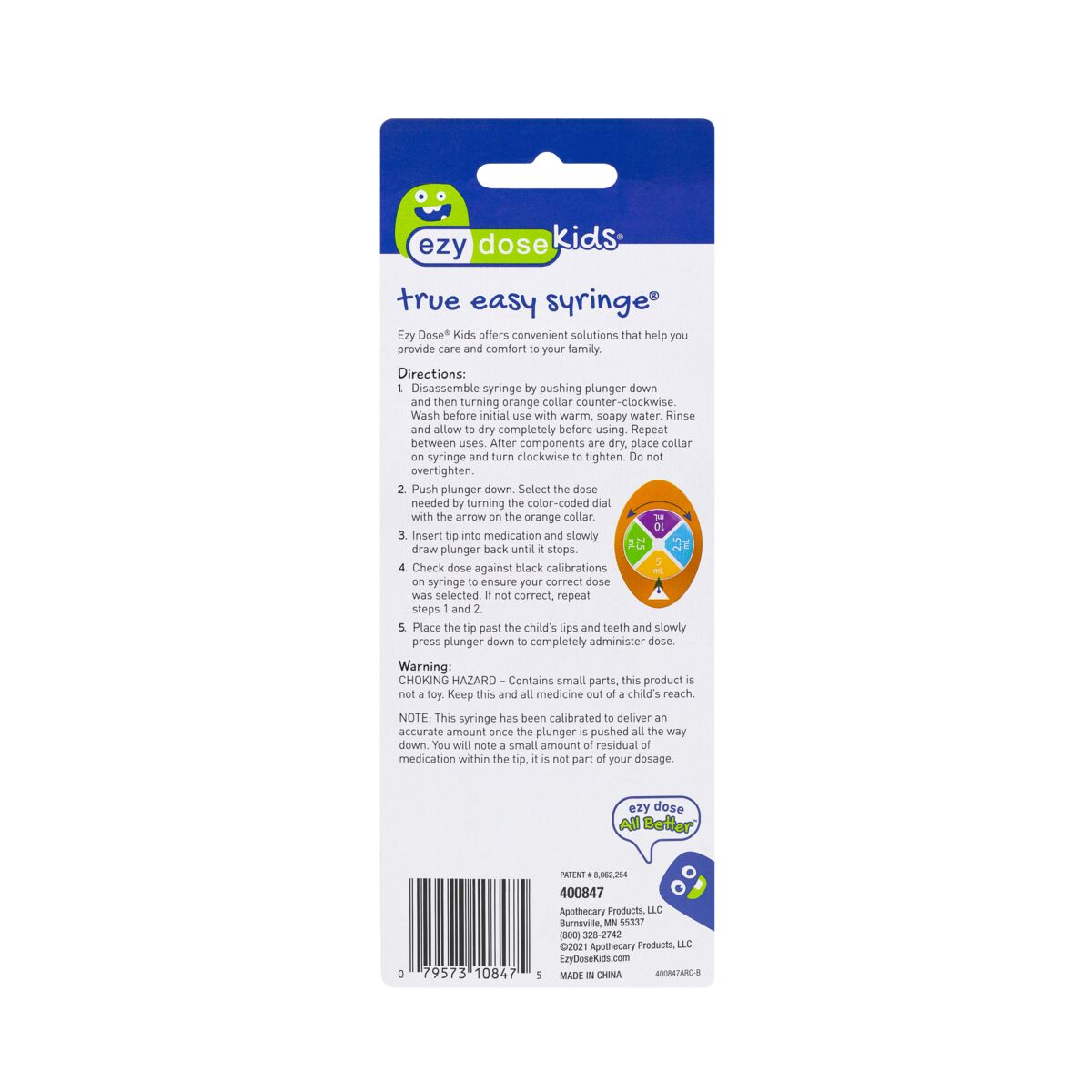 Ezy Dose® Kids True Easy Syringe | Oral Syringe & Dispenser ...