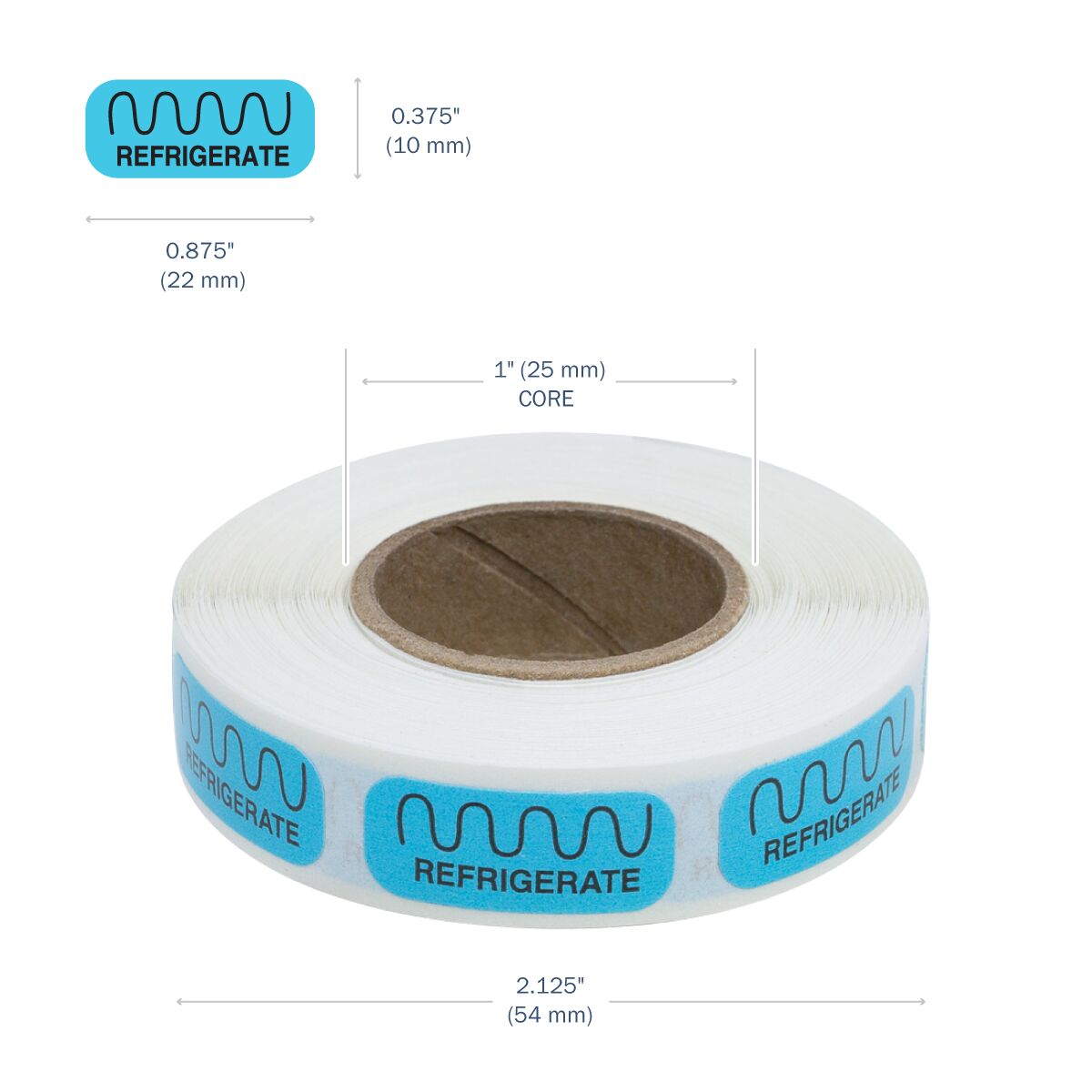 "REFRIGERATE" Label | Advisory Label | Apothecary Products