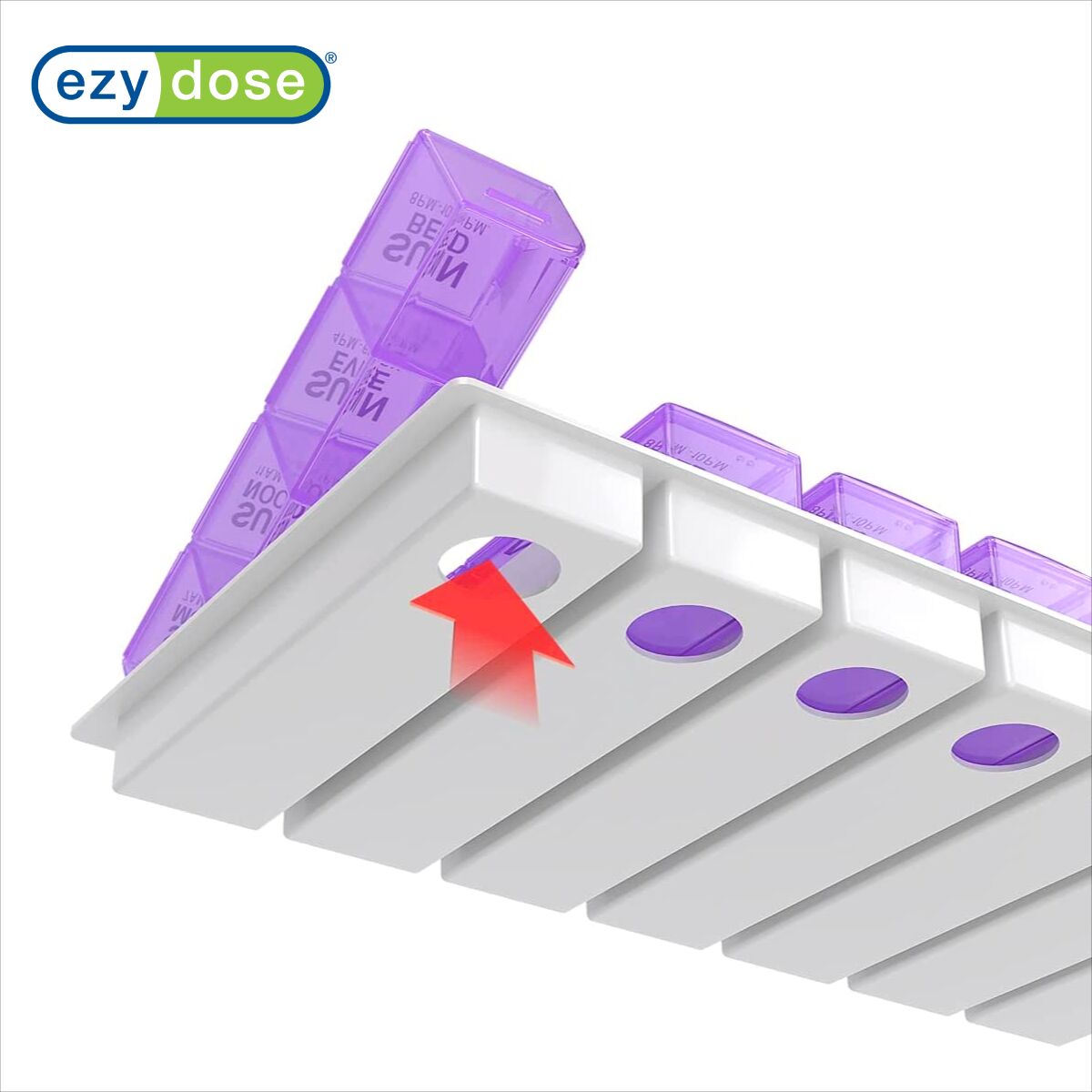 Ezy Dose® Medtime Planner® (Medium) | 4 Times a Day | Great for Travel ...