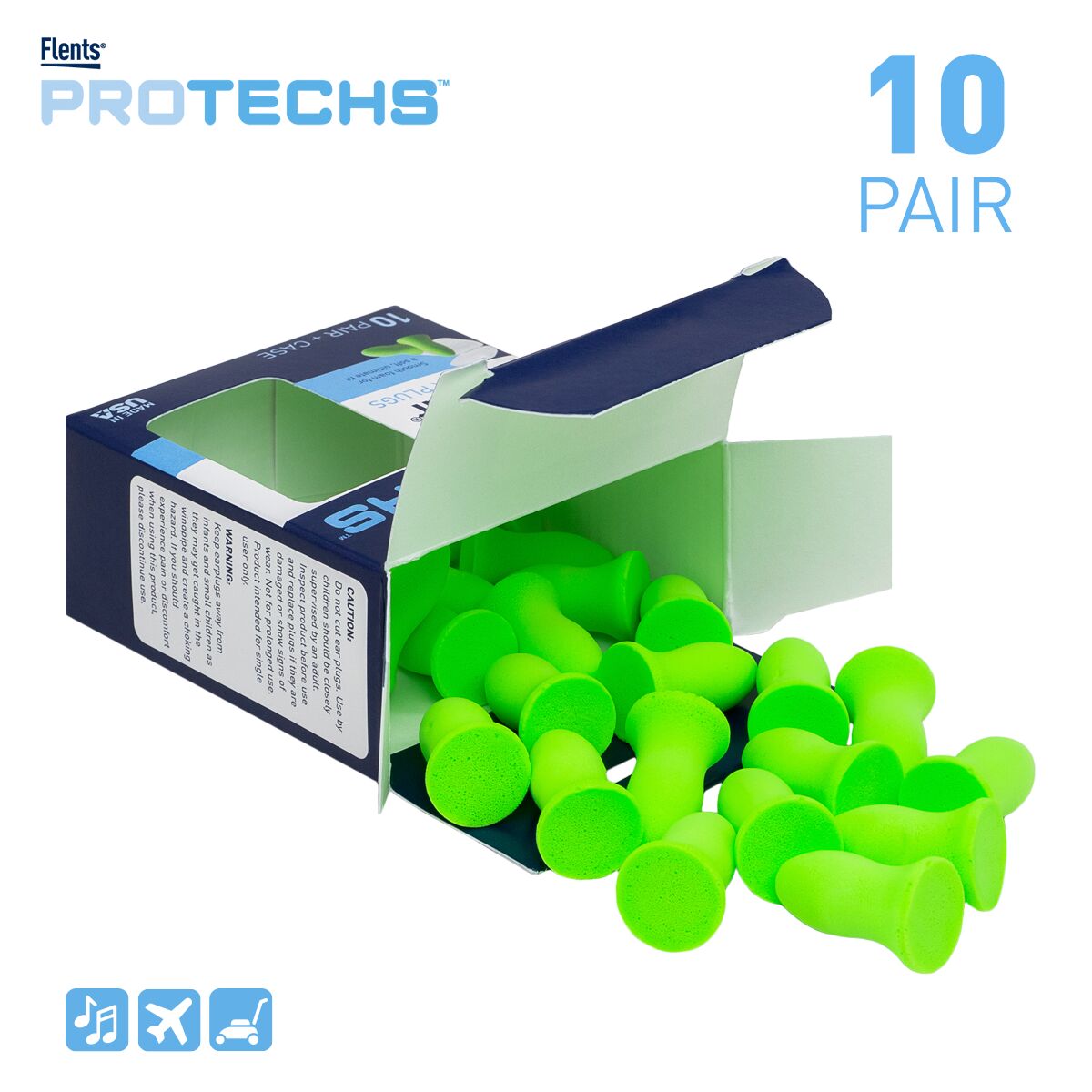 Flents® Protechs Quiet Contour® Ear Plugs | NRR 33 | Soft Foam ...