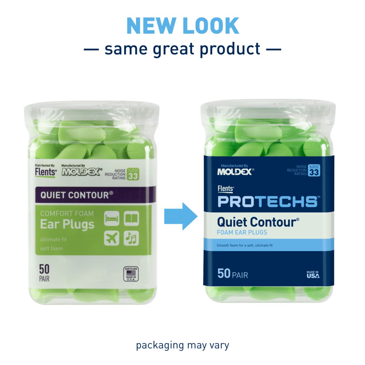 Flents® Protechs Quiet Contour® Ear Plugs | NRR 33 | Soft Foam ...