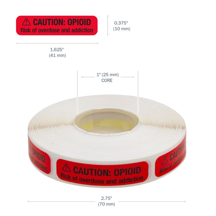 "OPIOID WARNING" Label | Advisory Label | Apothecary Products