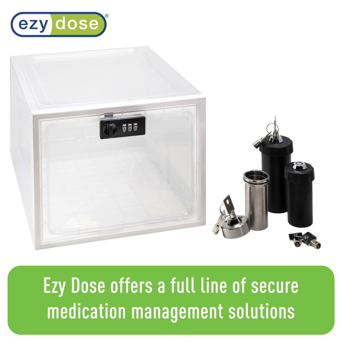 Ezy Dose® Medication Lock Box – Apothecary Products