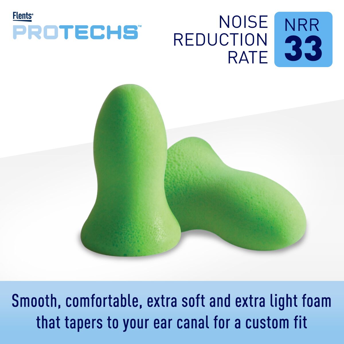 Flents® Protechs Quiet Contour® Ear Plugs | NRR 33 | Soft Foam ...