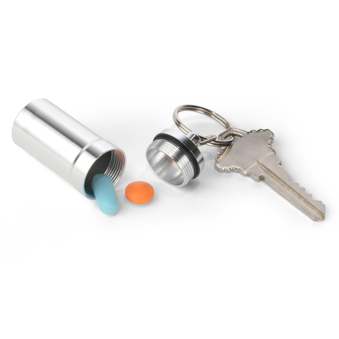 Ezy Dose® Pill Fob Keychain | Great for Travel | Durable Metal ...