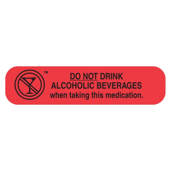 "DO NOT DRINK ALCOHOLIC" Label | Advisory Labels | Apothecary Products
