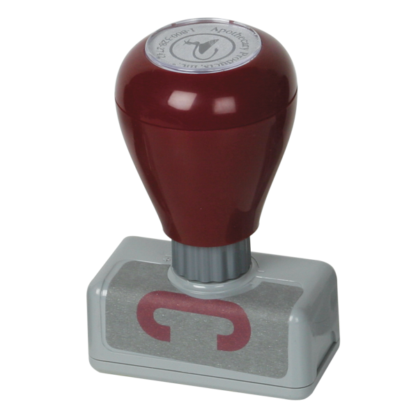 Pre-Inked "C" Stamp | Refillable | Red Ink – Apothecary Products